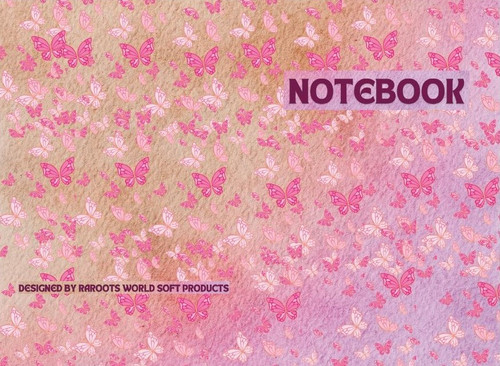 NOTEBOOK COVER - BUTTERFLY THEME DESIGN | RWSP-WEBSITE