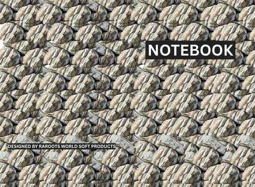 NOTEBOOK COVER - CASUAL ROCKS THEME DESIGN | RWSP-WEBSITE
