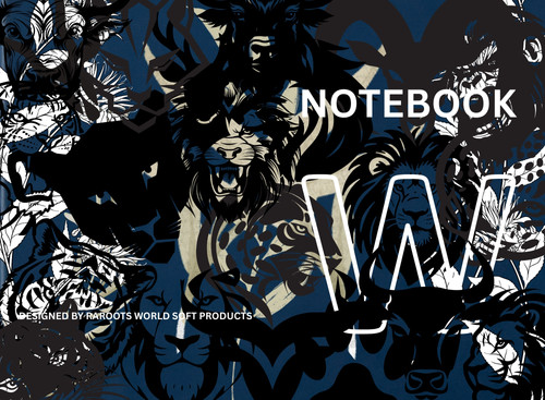 NOTEBOOK COVER - WILD ANIMALS THEME DESIGN | RWSP-WEBSITE