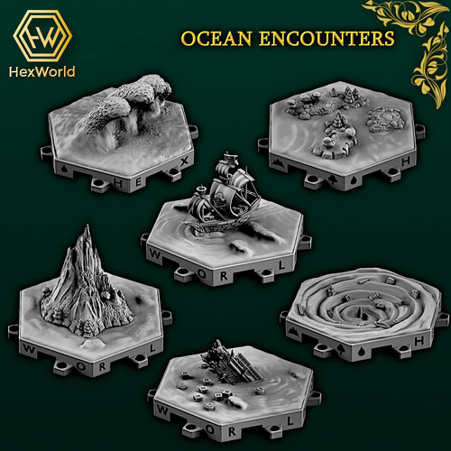 Ocean - Encounters Set 1 | midgard Minis