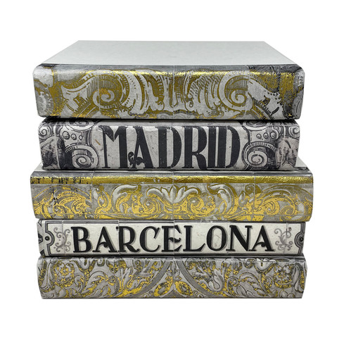 Gilded Spain Stack Display Books | Discovery Noosa