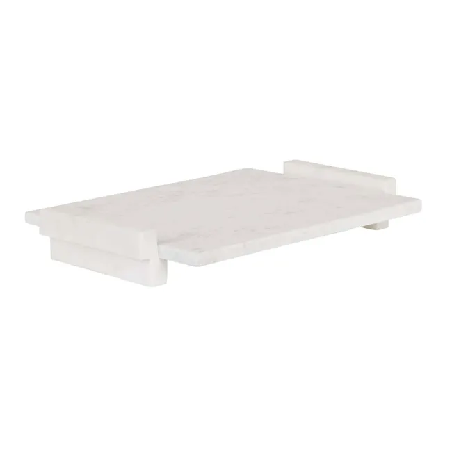 Blanco Sculptural Marble Rectangle Tray | Discovery Noosa