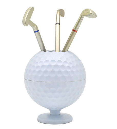 Golf Ball pen holder with pens | Savvybop