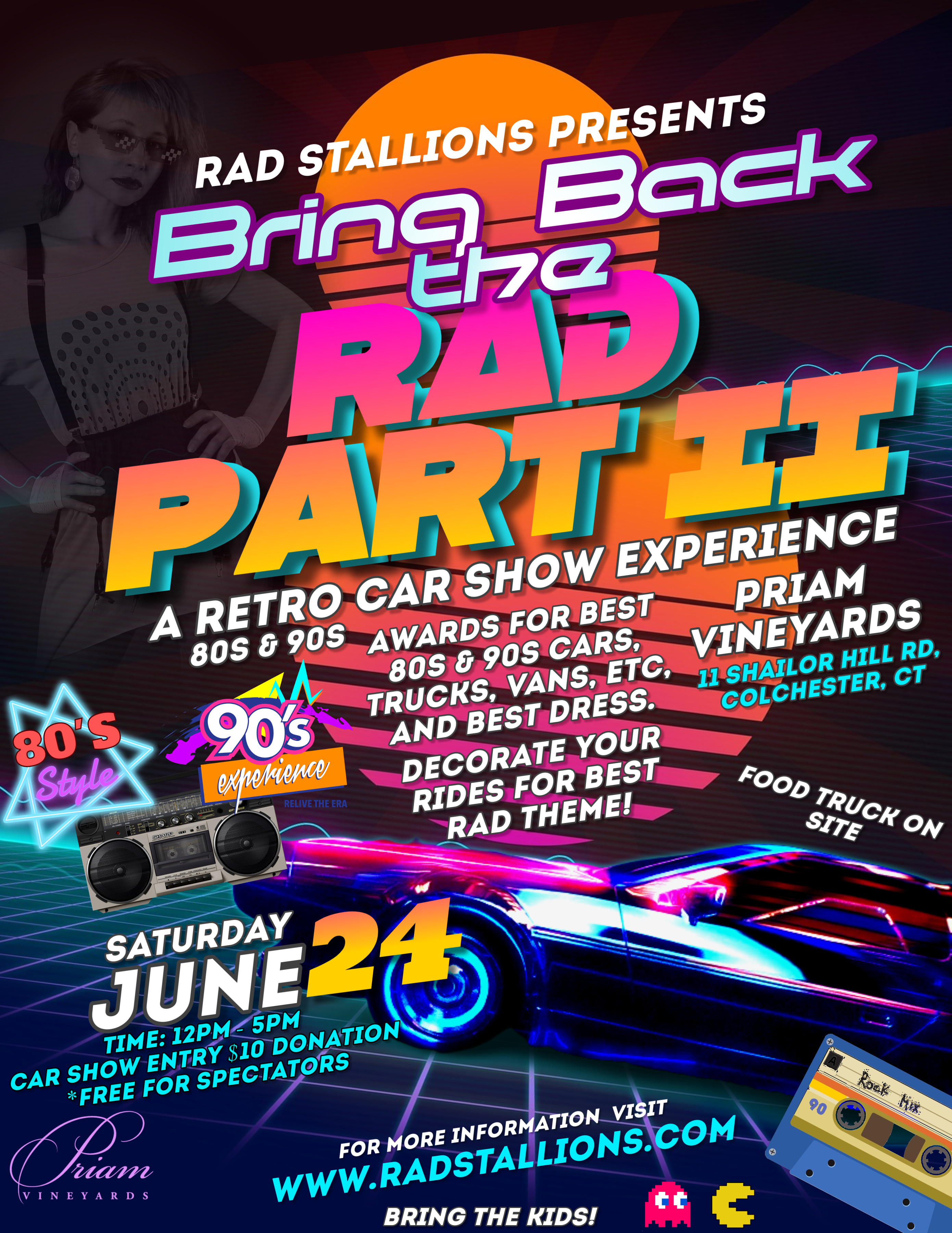 Bring Back The RAD Car Show! | Priam Vineyards