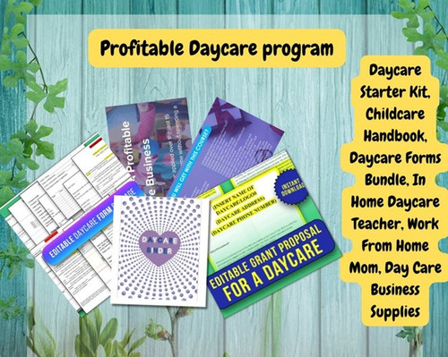 Daycare Starter Kit, Childcare Handbook, Daycare Forms Bundle ...