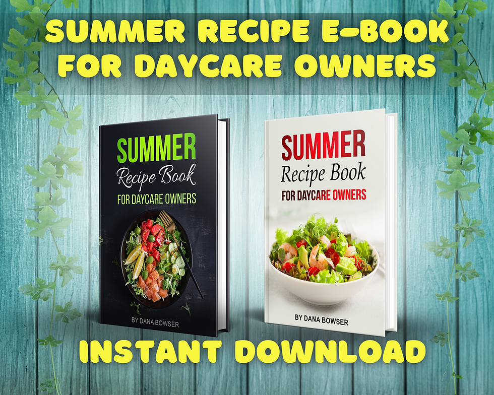 Healthy Summer Recipes for Happy Kids: A Recipe Book for Daycare Owners ...