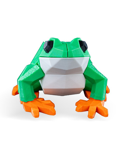 Low Poly Frog puzzle | Olij 3d Printing