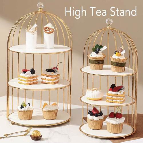 High Tea Stand Bird Cage