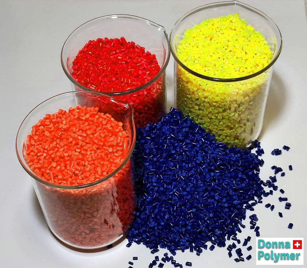 Nylon products can be very colourful today!!