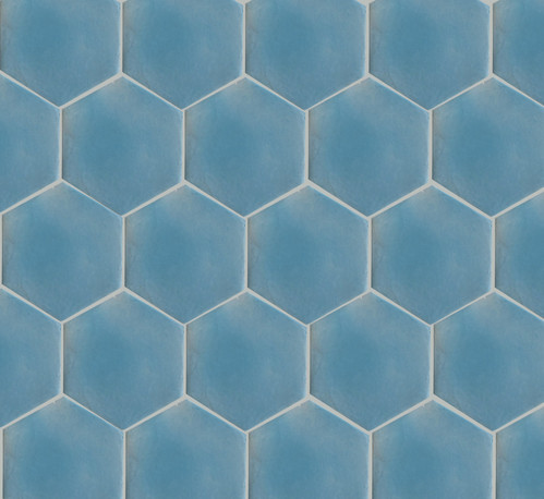 Hexagon Turquoise Handmade Tiles Australia | Amethyst Art FactoryWe ...