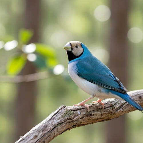 Blue Back White Breast Orange Head | Lady Gouldian Finch Canada