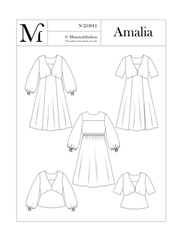 Amalia 80-96 PDF Pattern | Mönsterfabriken