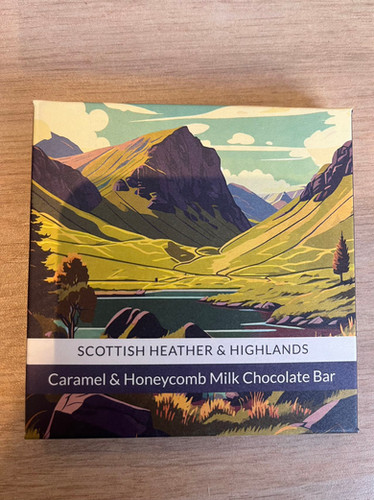 Coco Pzazz Scottish Heather &Highland Milk Chocolate Bar | The Paper ...