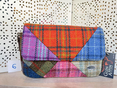Harris Tweed 'Clunie' Small Patchwork Bag(6) | The Paper Gallery