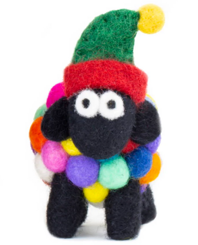 Erin Knitwear Multicolour Elf Sheep Small | The Paper Gallery