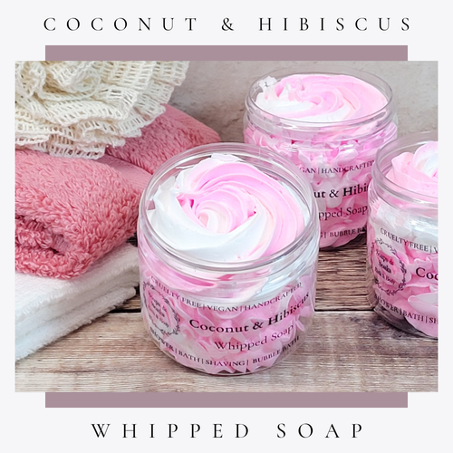Whipped Soap | Coconut and hibiscus. | Soaps & Soaks