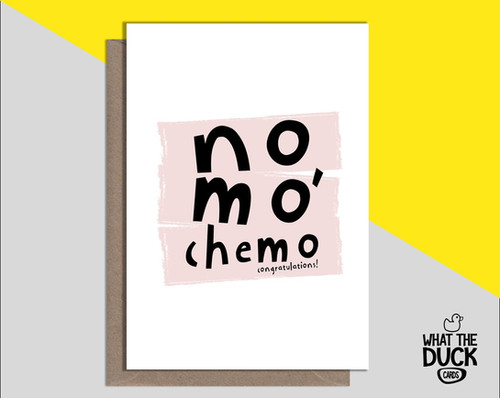 No Mo Chemo - Empathy Card | CancerPal
