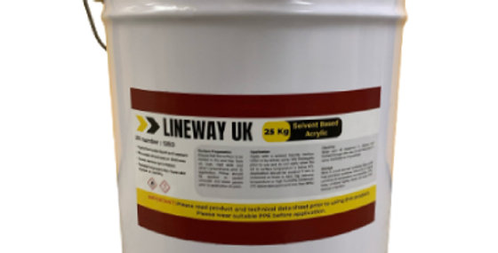 Solvent Based Acrylic Line Marking Paint (25kgs) | Lineway UK