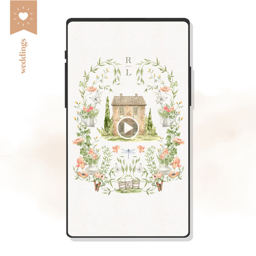 Cottage Core Wedding | Cheers Invites