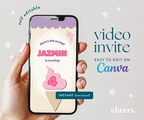 ICE CREAM | Cheers Invites