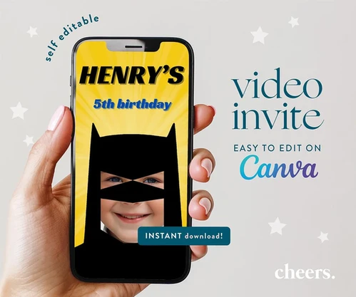 BATMAN | Cheers Invites