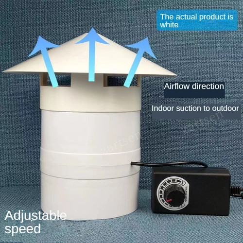 4 Inch Extractor Fan Low Noise Duct Hydroponic Air Blower Exhaust Fans ...