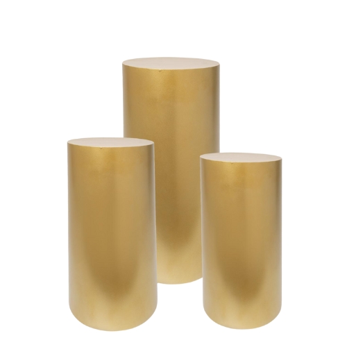 Metallic Cylinder Column Set | TheGrandEventDesign