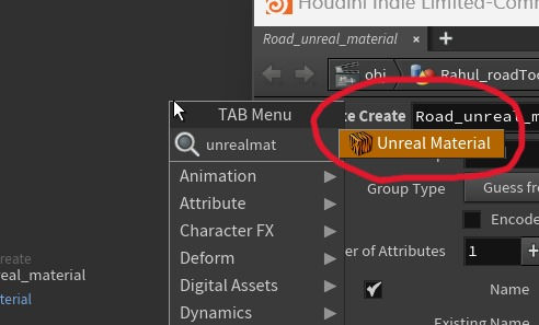 Creating multiple material slots in Unreal using Houdini Engine HDA