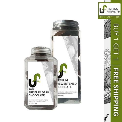 COMBO 5 - Premium Unsweetened Chocolate + 70% Premium Dark Chocolate ...