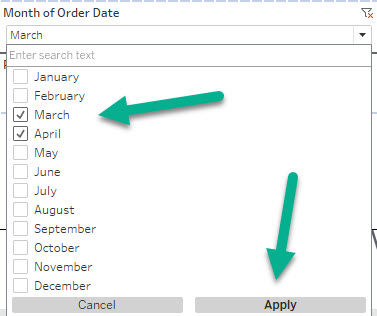 Adding an Apply Button to Your Filter