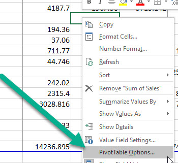 Use Dashes Instead of Zeros in a Pivot Table