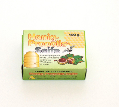 Honey and propolis soap | Golden-Green