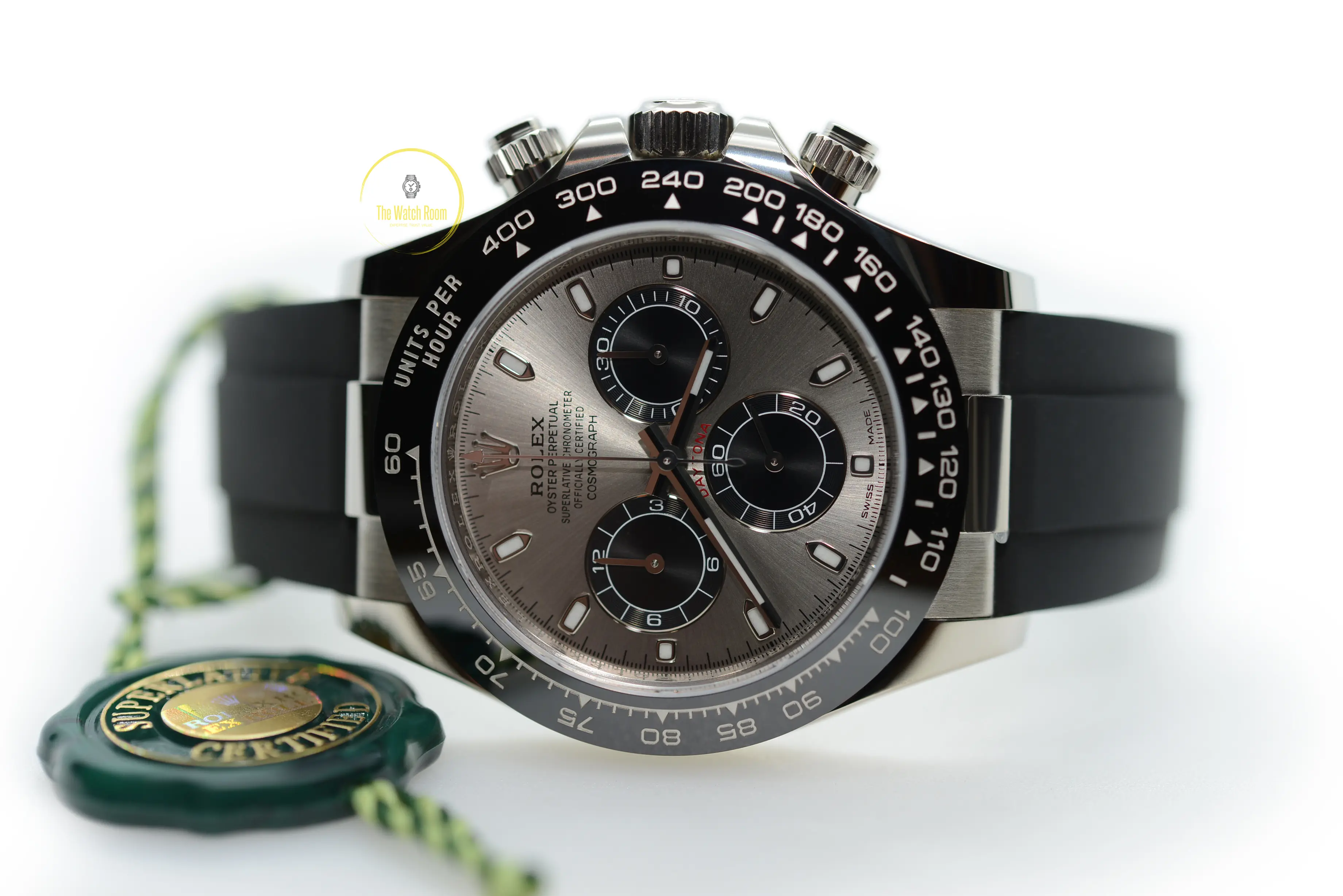 Rolex Cosmograph Daytona White Gold Oysterflex 116519LN - 2020 | The ...