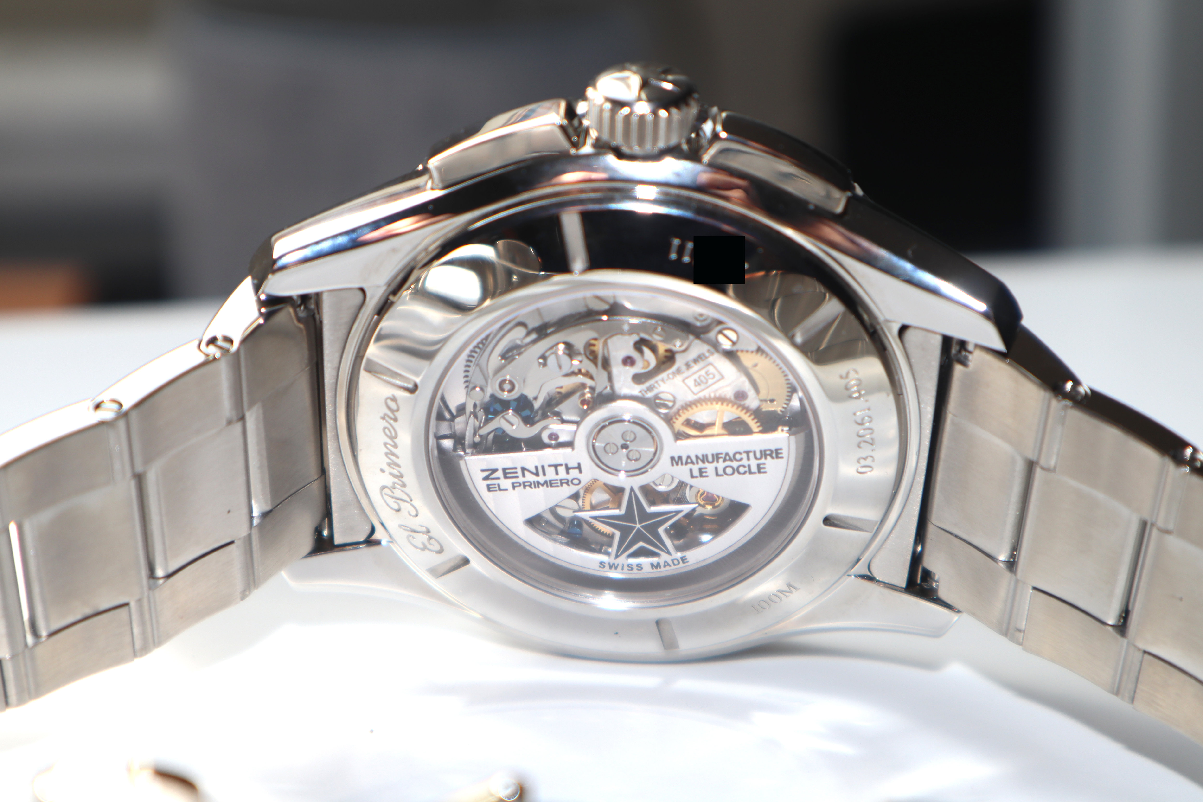 Zenith El Primero Stratos Flyback Rainbow Chronograph | The Watch Room New