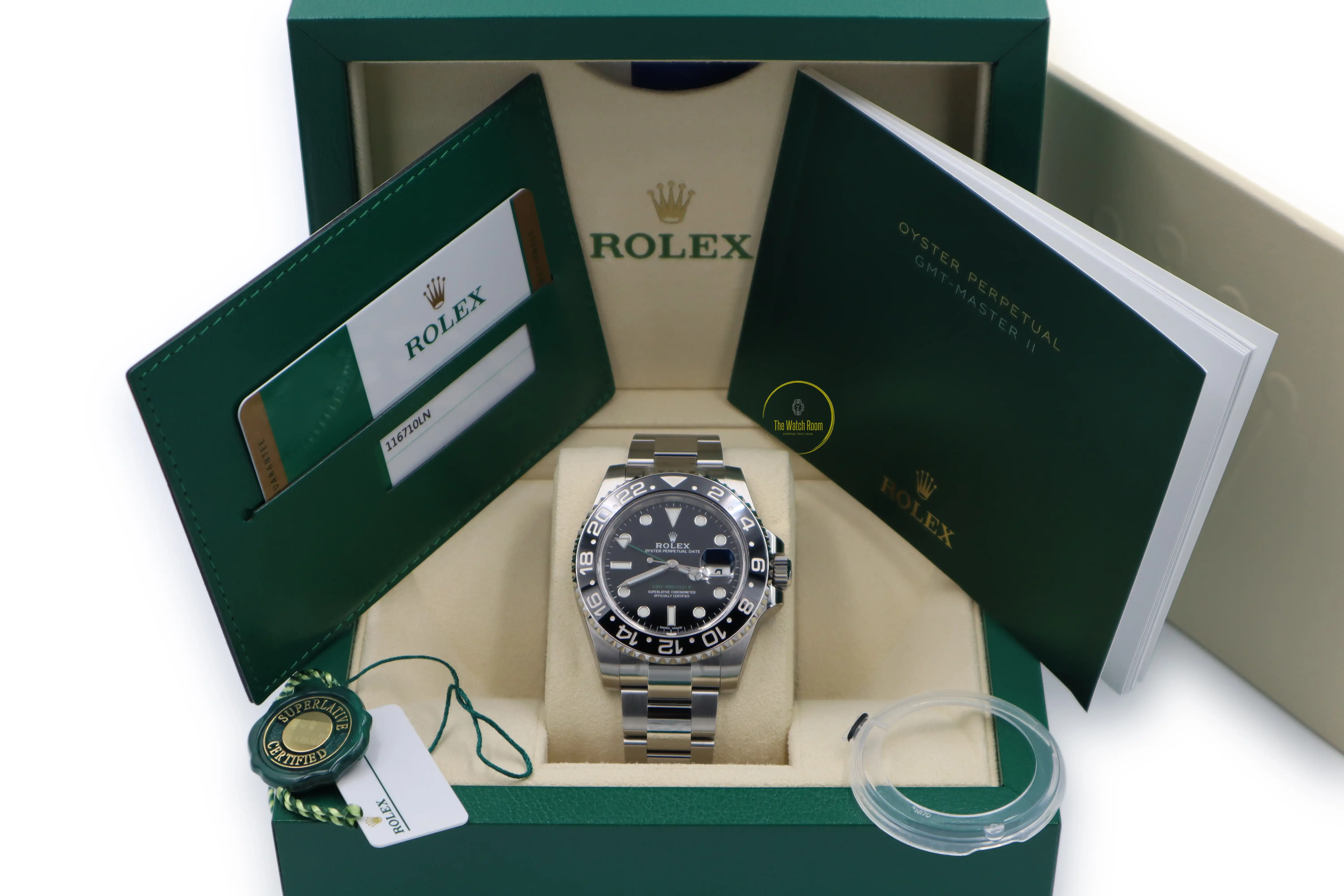 Rolex GMT-Master II Black 116710LN - FULL FACTORY STICKERS - 2017 | The ...