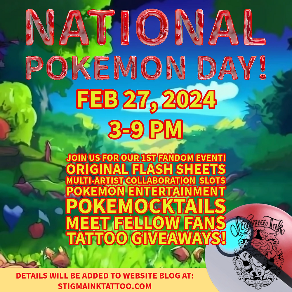 FEBRUARY 27, 2024 NATIONAL POKEMON DAY! FANDOM EVENT!