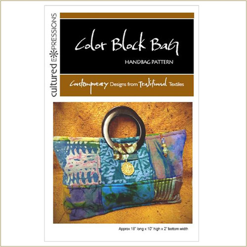 Color Block Bag Pattern - DIGITAL | Cultured Expressions