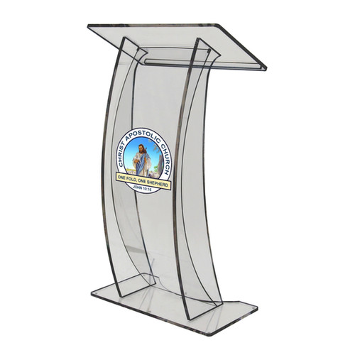Arc Clear Lectern | UK Wide Delivery | Nova Lecterns