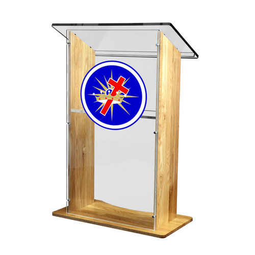 Amethyst 800 Solid Oak Lectern | UK Delivery | Nova Lecterns