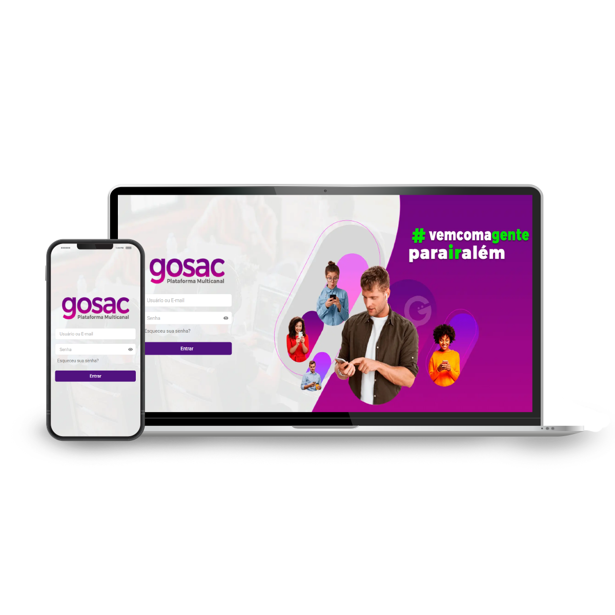 Gosac Chatbot Multicanal | Varios atendentes, um número do whatsapp