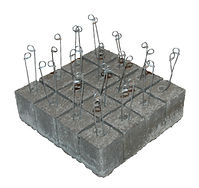 Concrete Dobie, Rebar Support Block | RW Foster Concrete Products ...
