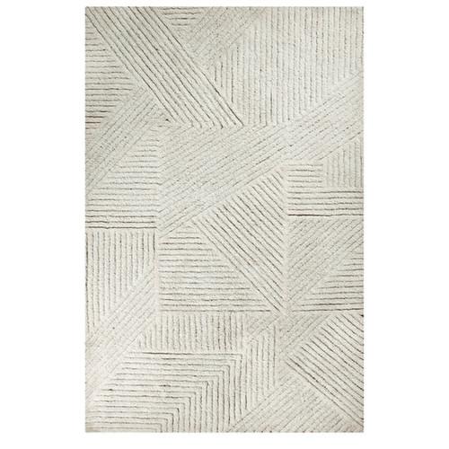 Modern Maven Wool Rug | Fluffy Washable Natural Wool Rug