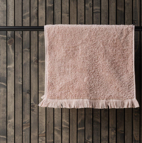 Chic Organic Cotton Hand Towels | Fringed Fingertip Towels