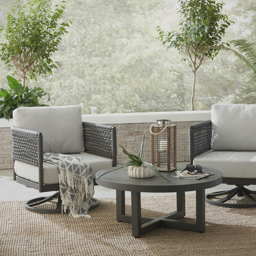 Round Outdoor Coffee Table | Nontoxic Outdoor Furniture