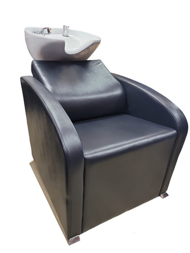 Small Shampoo Unit Back o White | beauty salon equipment | Hair washing ...