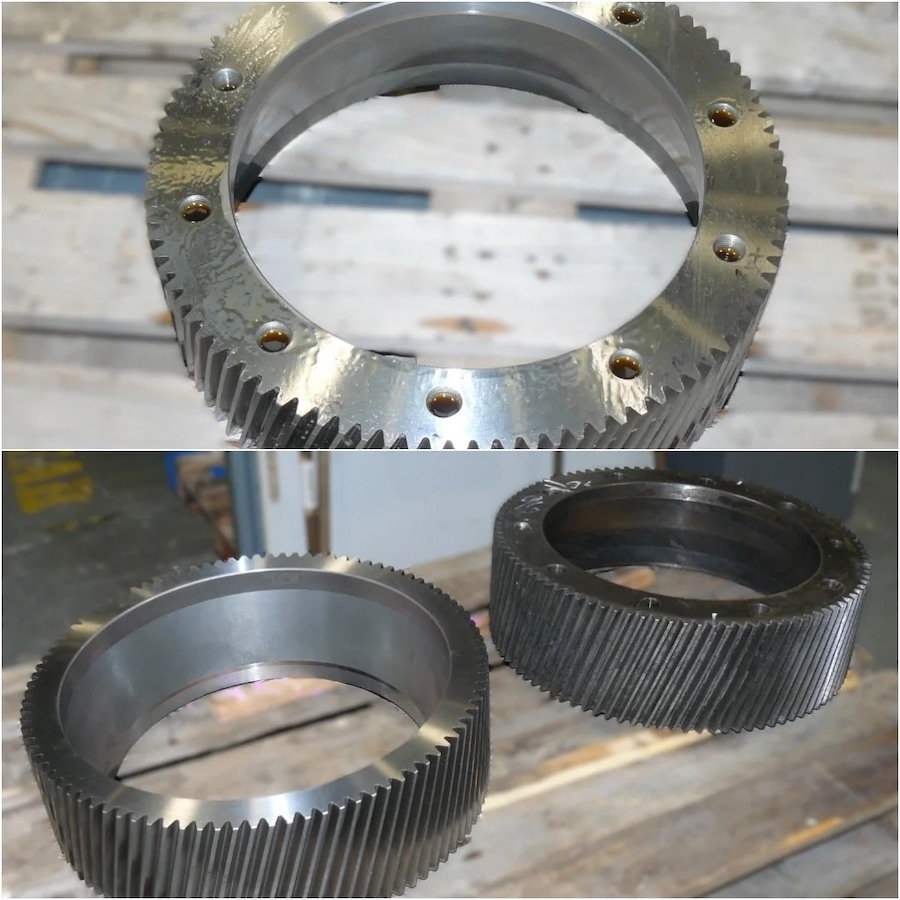 Replacement gear set created from a client's sample