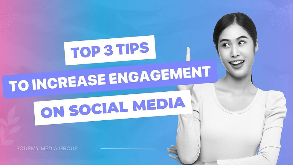 3 Tips to Increase Engagement on Social Media | Fourmy Media Group
