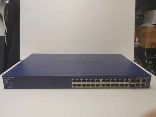 Netgear FS728TPv2 ProSafe Power Over Ethernet PoE 24 Port Switch ...