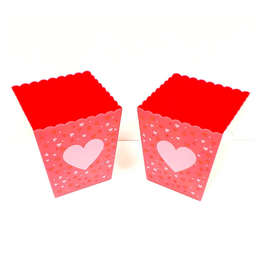 Plastic Red Heart Bucket | templateinvitations