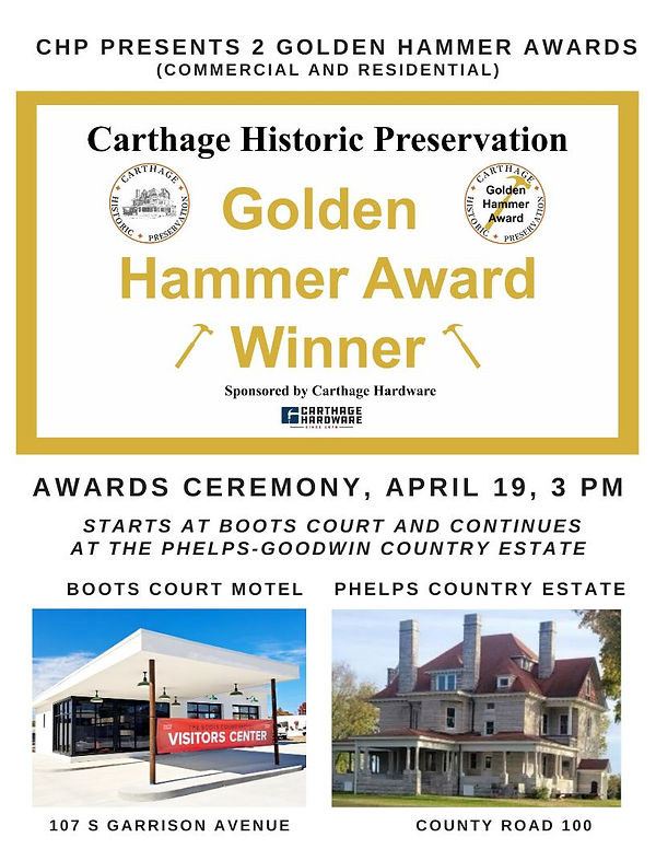 2023 Golden Hammer Award | chp-inc